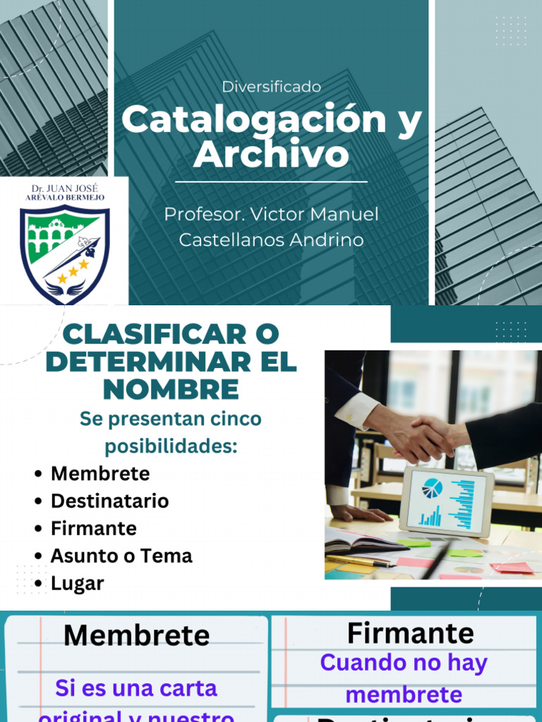 Catalogación y Archivo IV | PDF