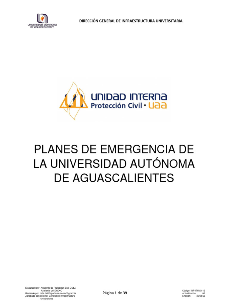 Proteccion Civil Ejemplo | PDF | Temblores | Defensa Civil