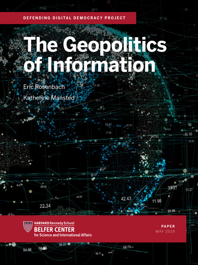 Geopolitics Information | Download Free PDF | Authoritarianism | Artificial Intelligence