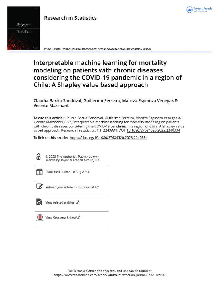 6 Interpretable Machine Learning For Mortality Modeling On Patients ...