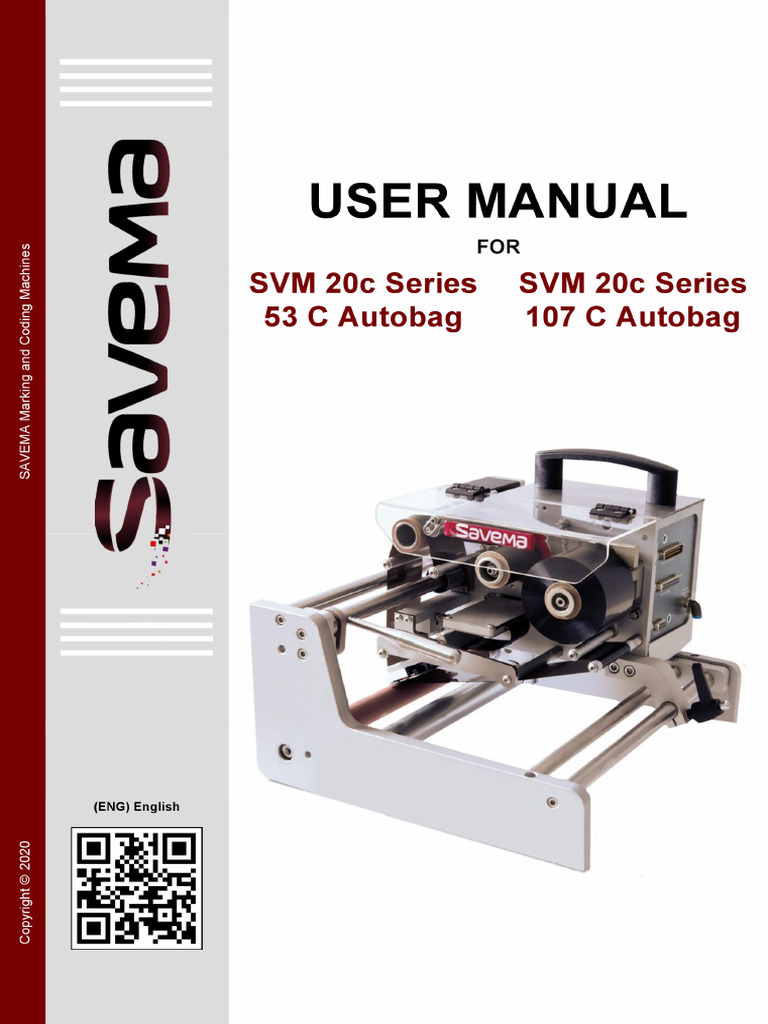 Savema SVM 20 C Series User Manual | PDF | Menu (Computing) | Icon ...