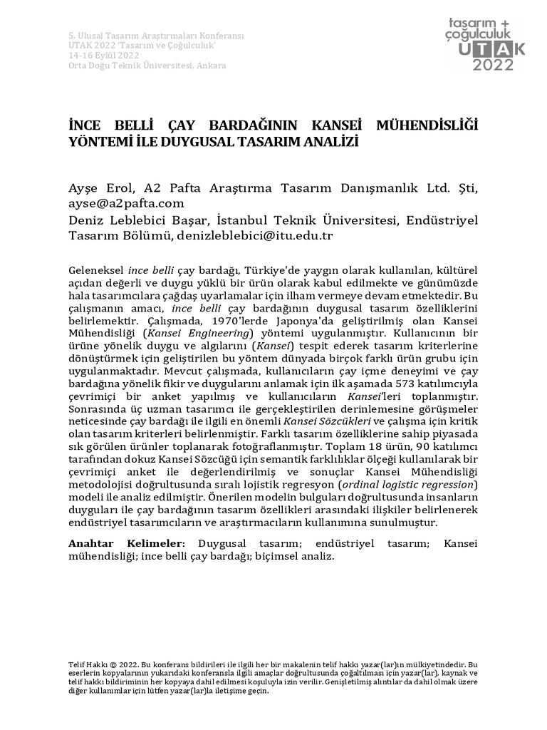 UTAK2022 Erol Bildiri s321-338 | PDF