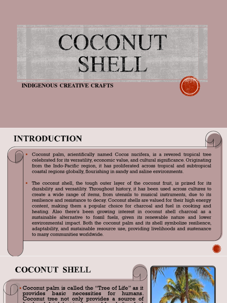 COCONUT-SHELL-Indigenous-crafts-1 | PDF | Coconut | Trees
