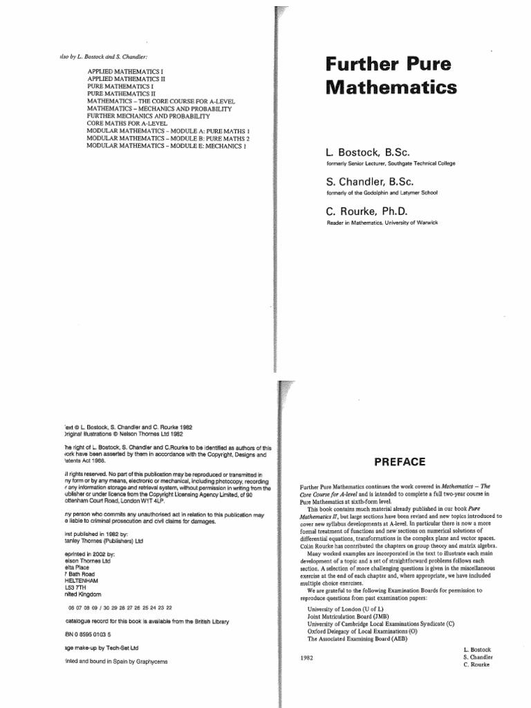 A-Level Further Maths | PDF