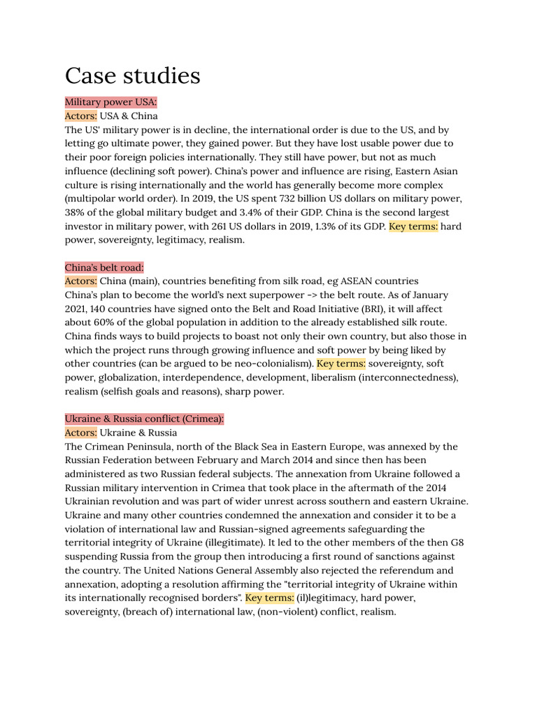 Case Studies and Terminology Glopo | PDF | Hutu | Rwandan Genocide