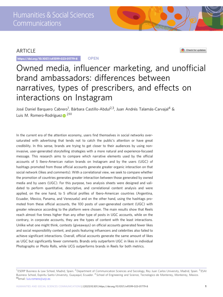 Owned_media,_influencer_market | PDF | Brand | Social Media