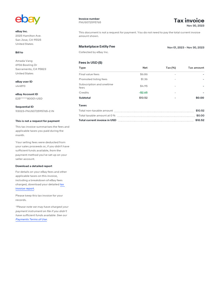 Invoiceid 12590088805 | PDF | Taxes | Invoice