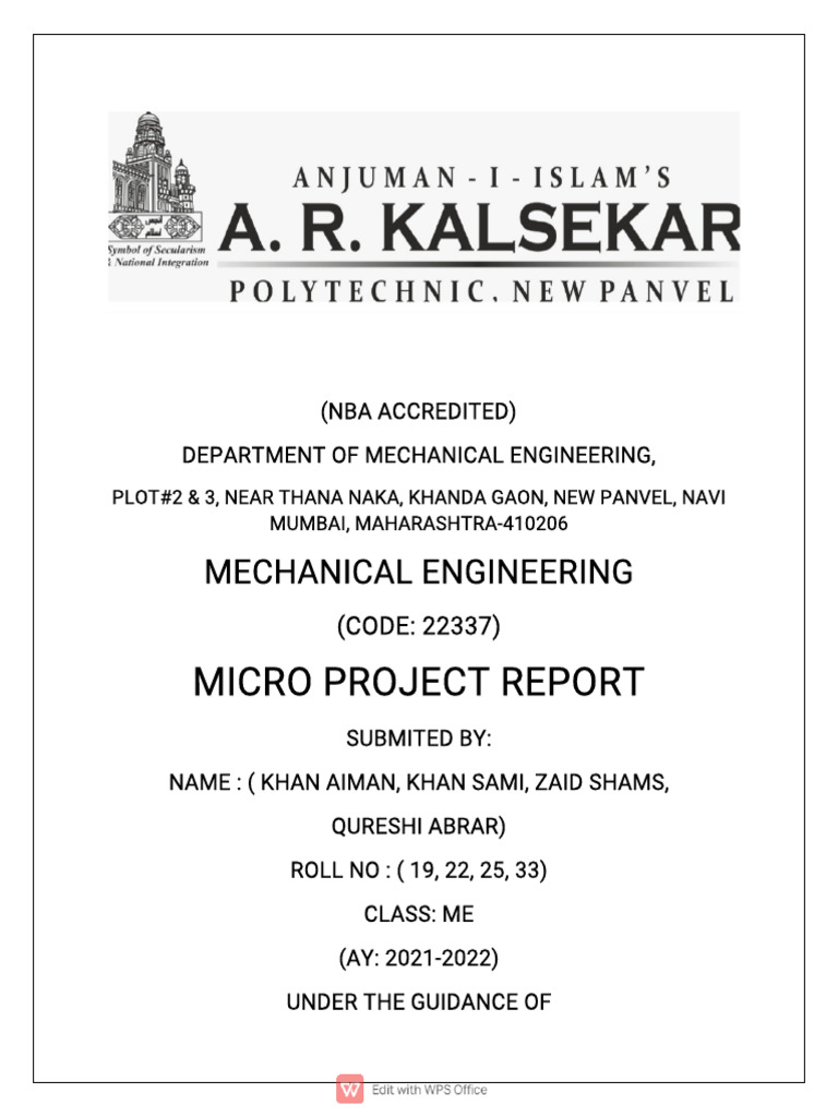 Microproject Report | PDF