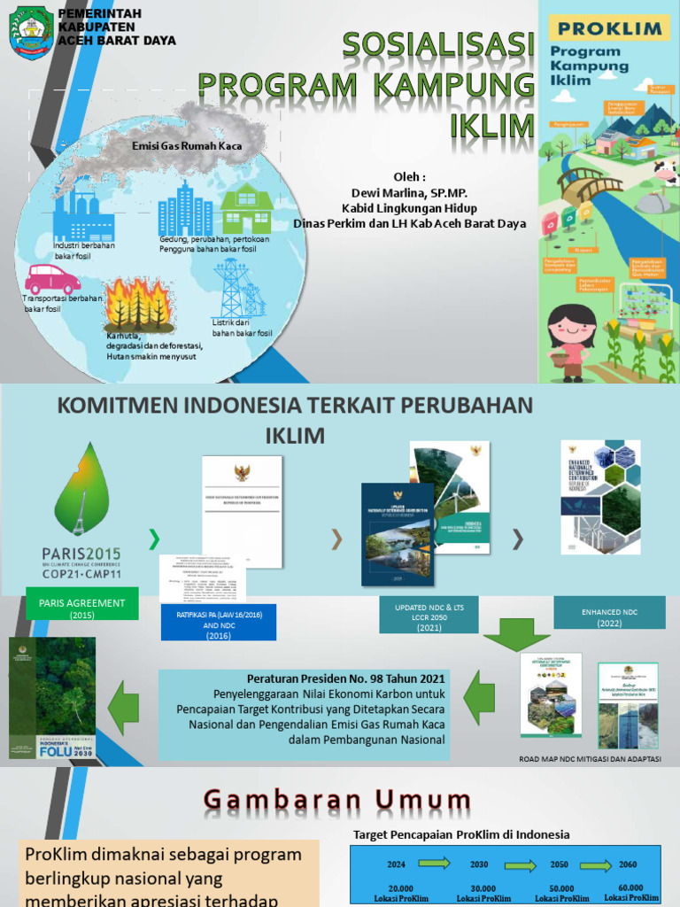 Sosialisasi Proklim | PDF