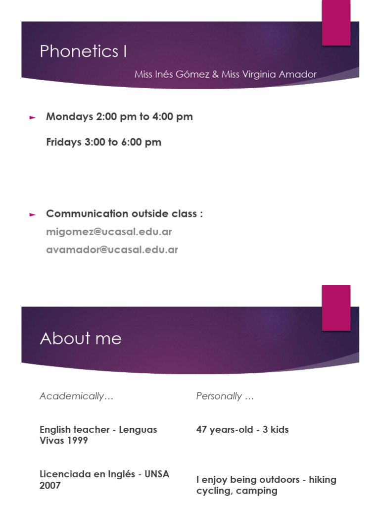 Phonetics I | PDF | Syllable | Phonetics