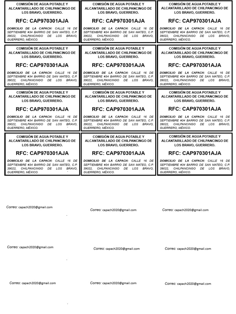 Información sobre CAPACH Chilpancingo | PDF | Contaminación | Salud pública