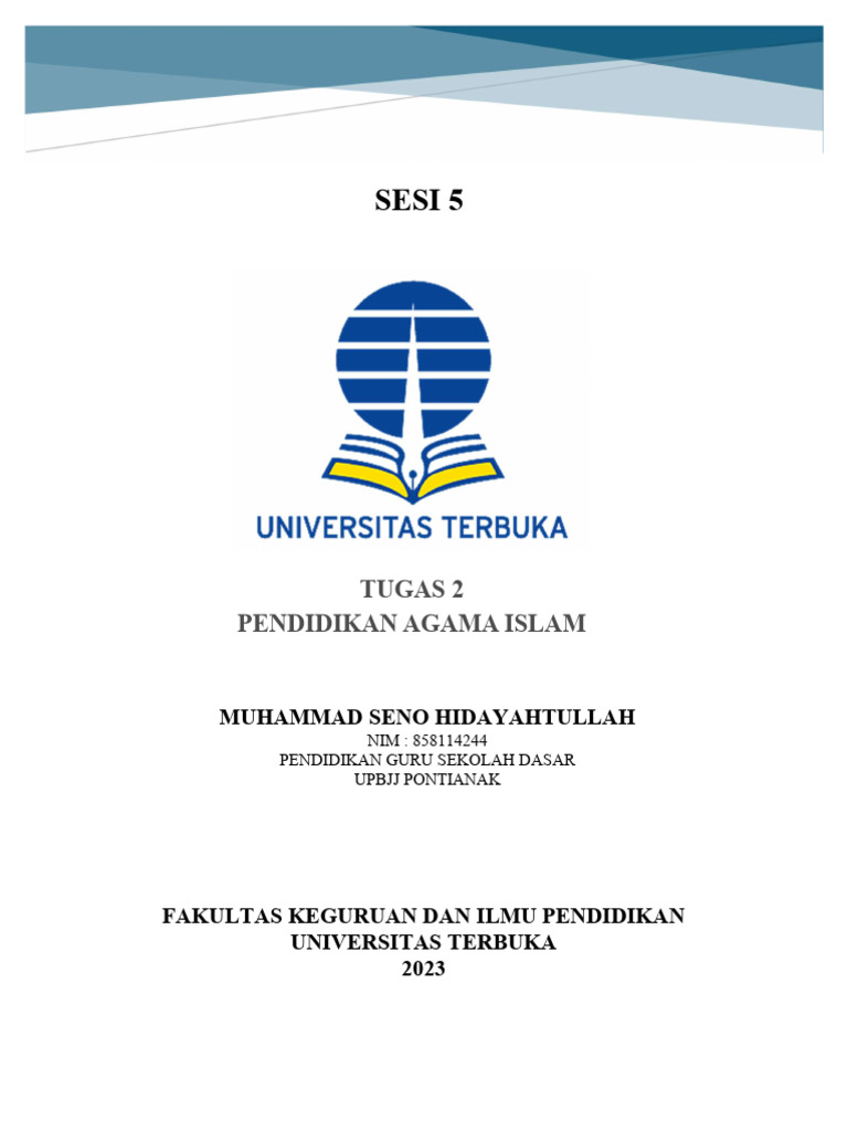 Tuga 2 Sesi 5 Pai | PDF