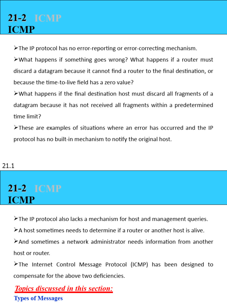 Icmp Protocol | PDF | Network Architecture | Computer Engineering