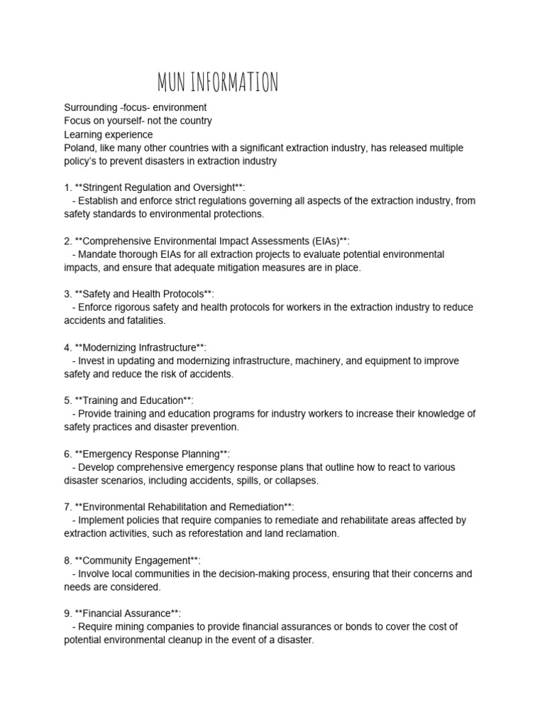 Mun Information | PDF | Climate Change Mitigation | Sustainability