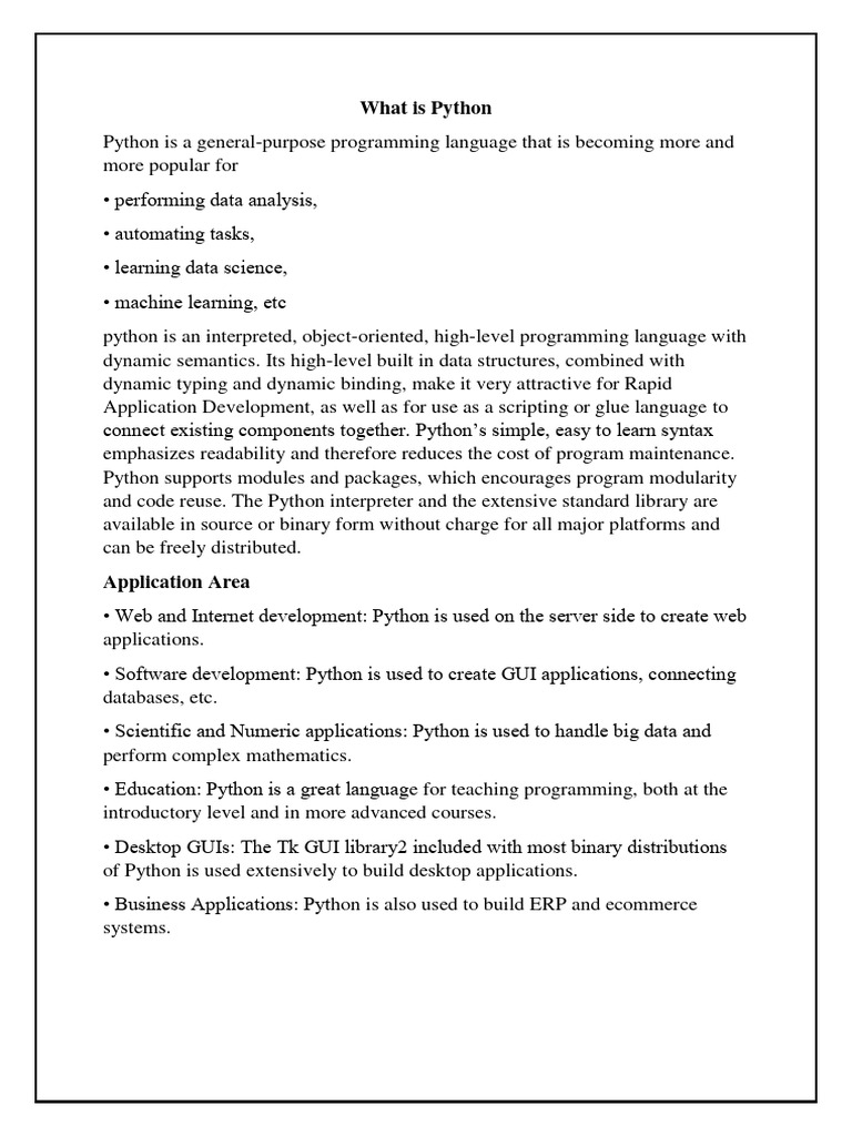 Unit 2 Python Pdf Python Programming Language Compiler