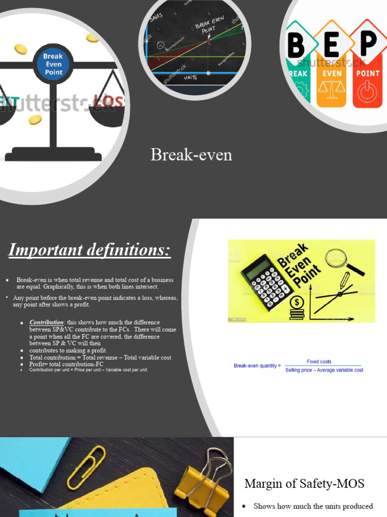 BM505 Presentation Break Even | PDF | Pricing | Financial Accounting