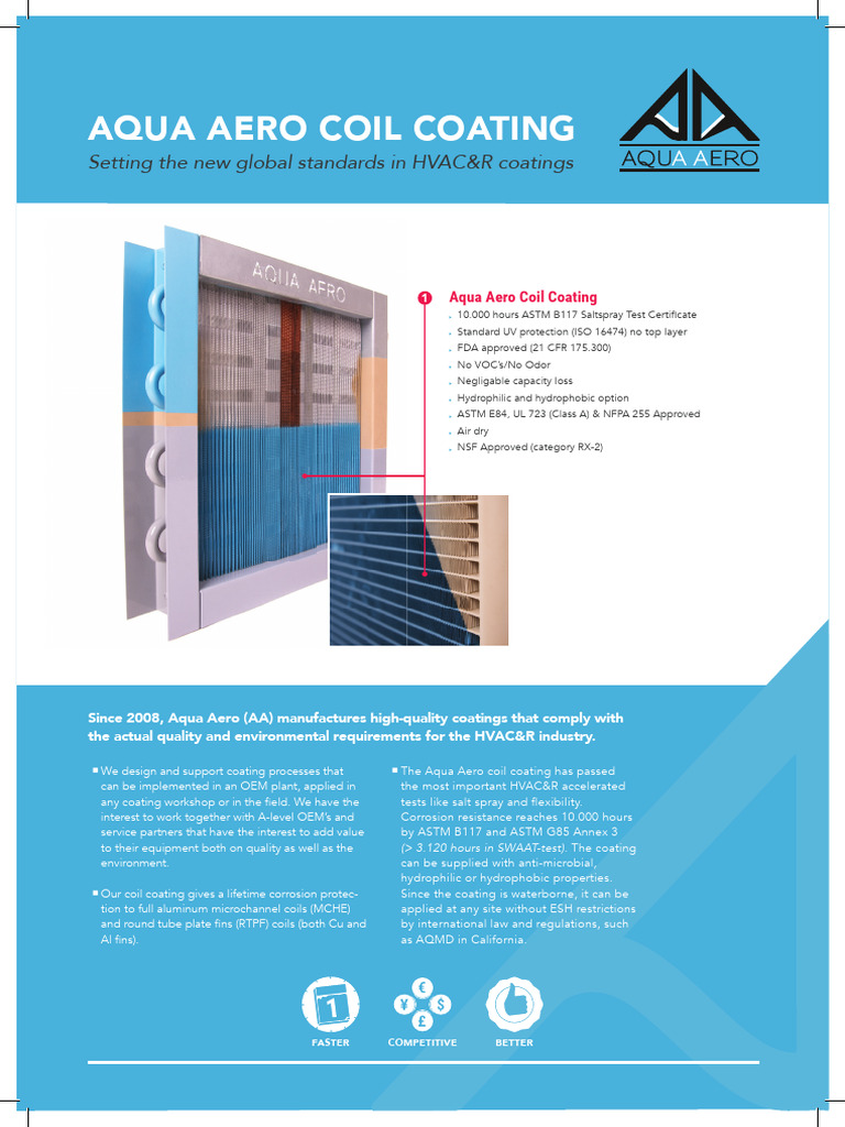 Introduction Aqua Aero Coil Coating | PDF | Physical Sciences ...