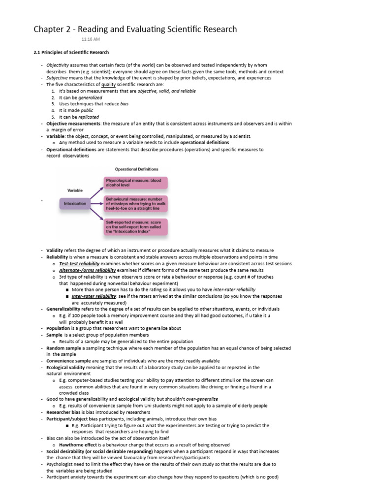 Chapter 2 | PDF | Experiment | Scientific Method