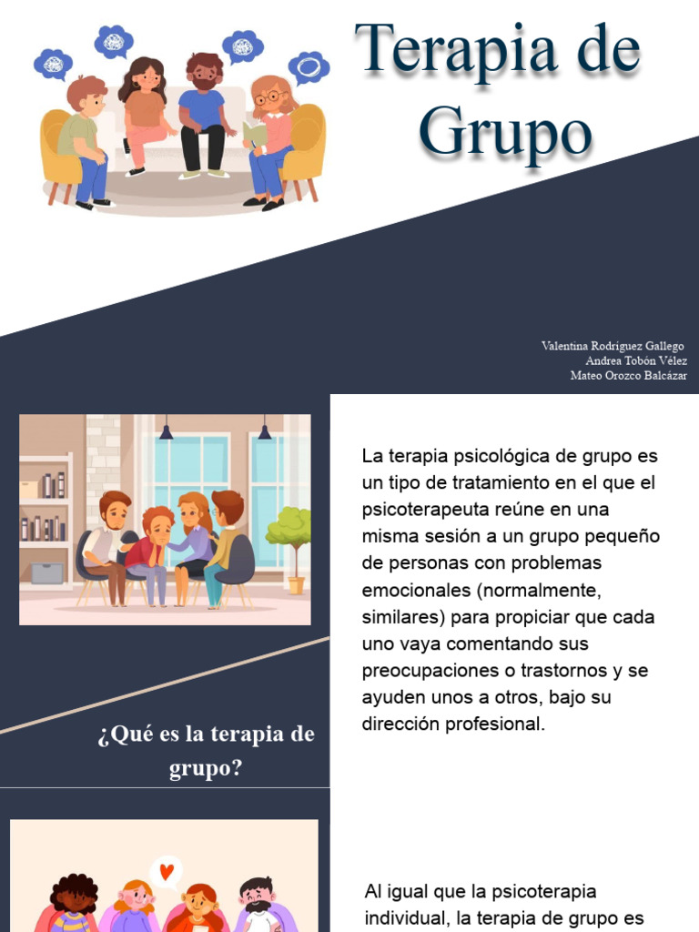 Terapia de Grupo: Beneficios y Proceso | PDF | Psicoterapia ...