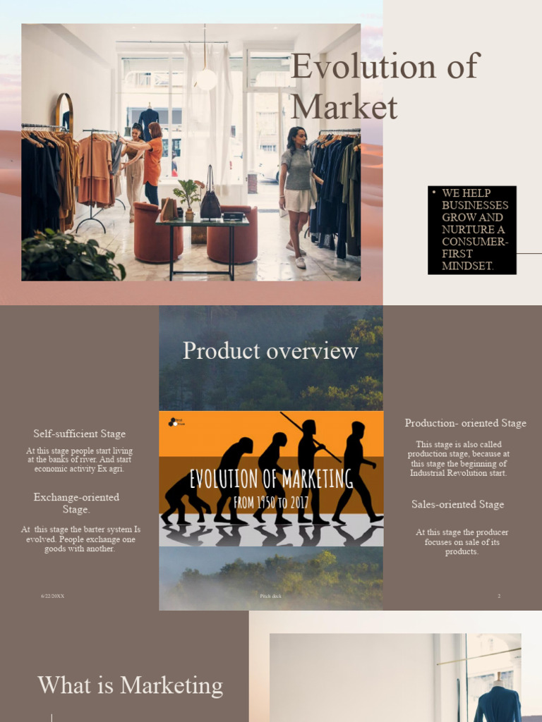 Evolution of Market. - Copy | PDF | Marketing | Market (Economics)