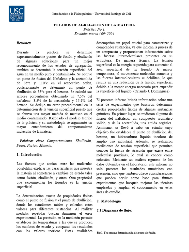 Experimentos de Fisicoquímica: Fusión y Ebullición | PDF | Agua ...