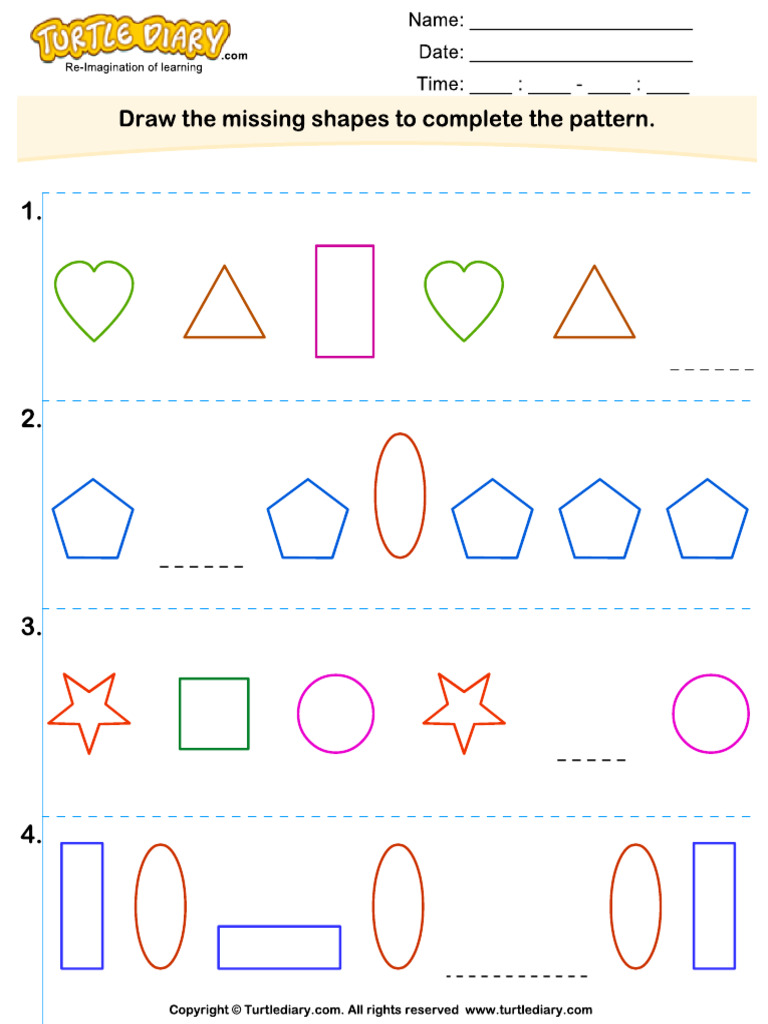 Find Pattern in Each Sequence of Shapes | PDF