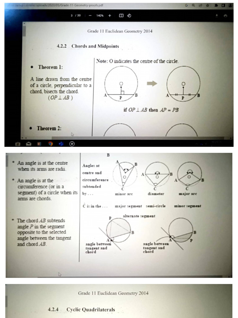 Euclidean Geometry Half Notes | PDF