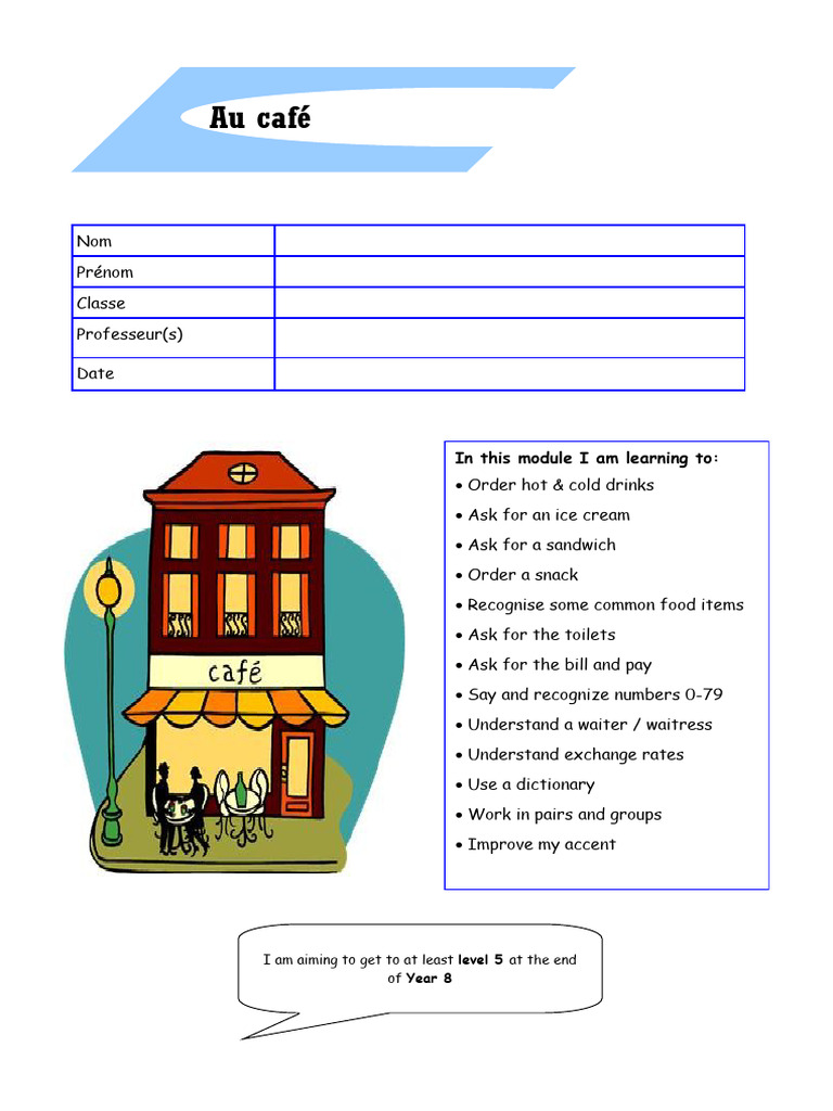Au Cafe Booklet | Download Free PDF | Waiting Staff