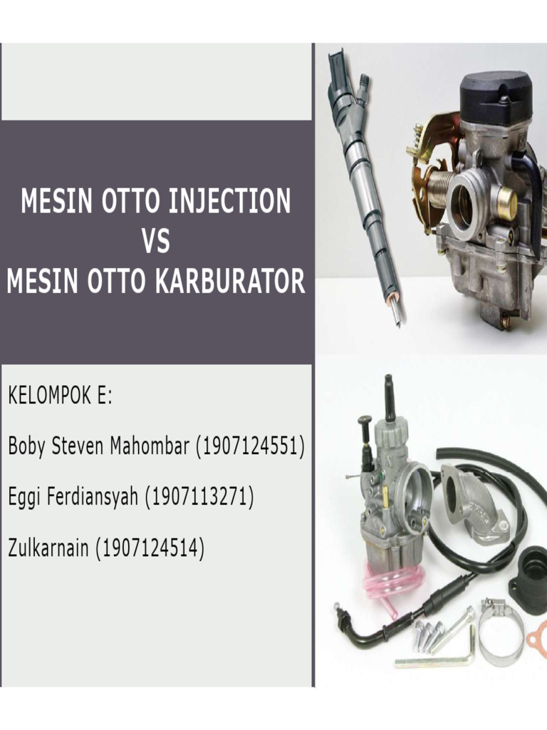 E - Otto Injection Vs Karburator | PDF | Griya & Taman | Teknologi ...