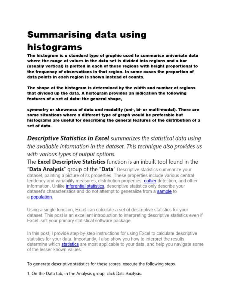 ch3 | PDF | Descriptive Statistics | Statistics