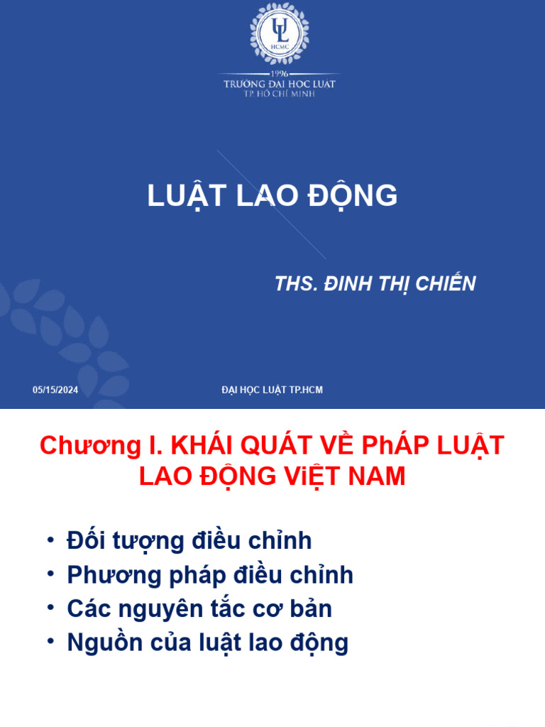 Luat Lao Dong - Cq. 2022 | PDF