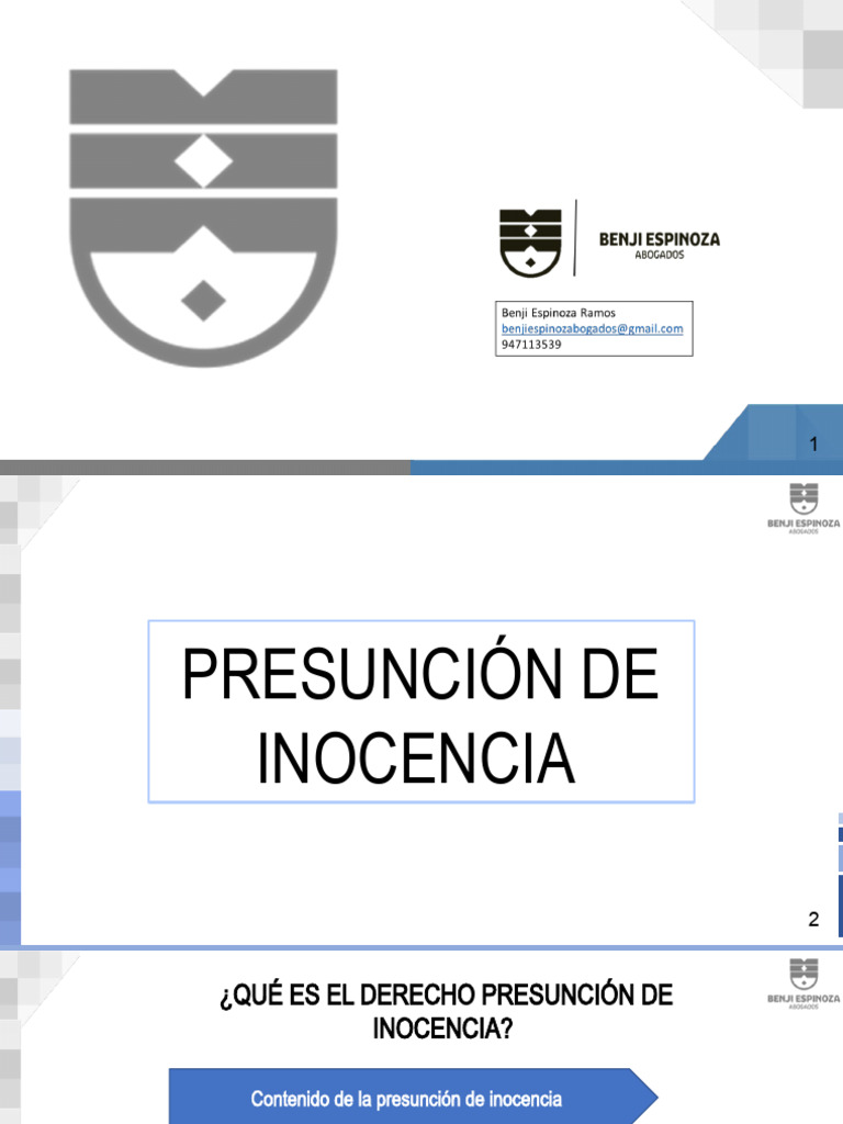 PRESUNCIÓN DE INOCENCIA Y DERECHO A LA PRUEBA - Teoria de La Prueba | Descargar gratis PDF ...