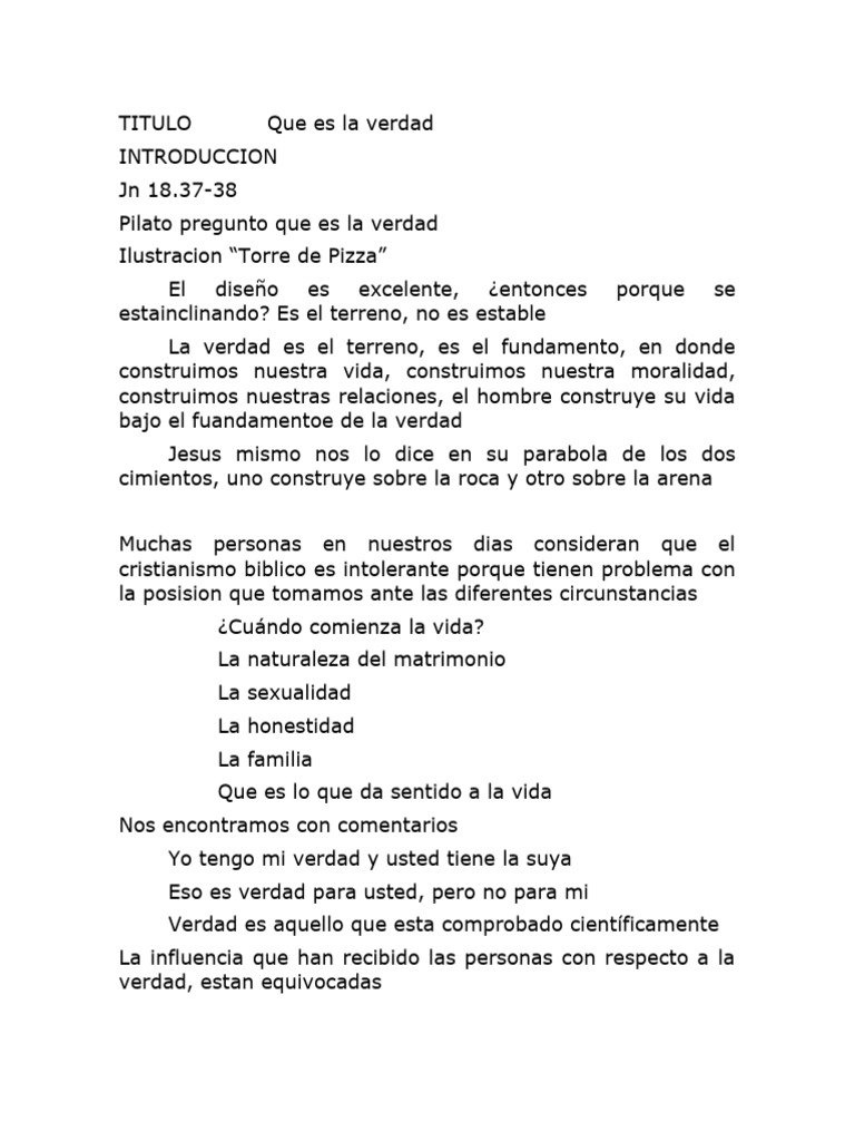 2. Que es la Verdad | PDF | Verdad | Realidad