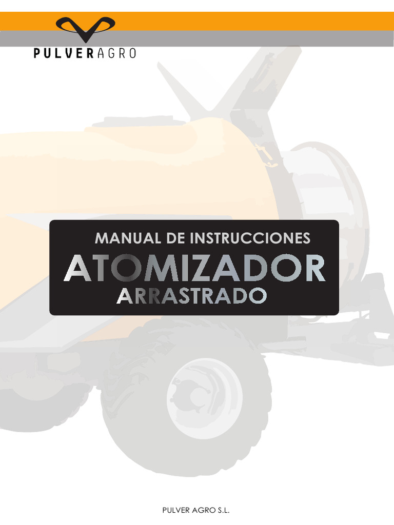 Manual Instrucciones Atomizador Arrastrado 1 | PDF