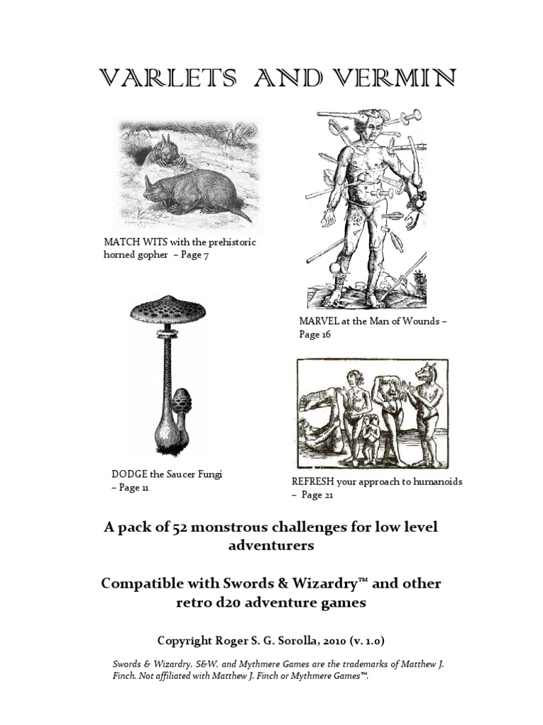 Varlets and Vermin (S+W) | PDF | Fly