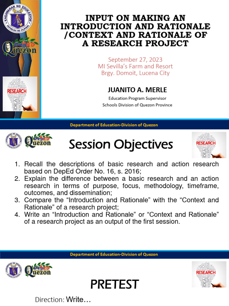Research Project Introduction Guide | PDF | Theory | Curriculum