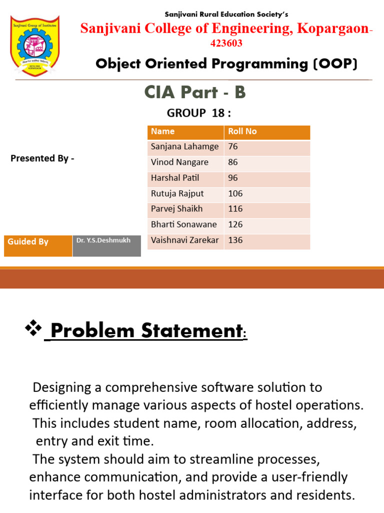 OOPpresentation | Download Free PDF | Object Oriented Programming | Usability