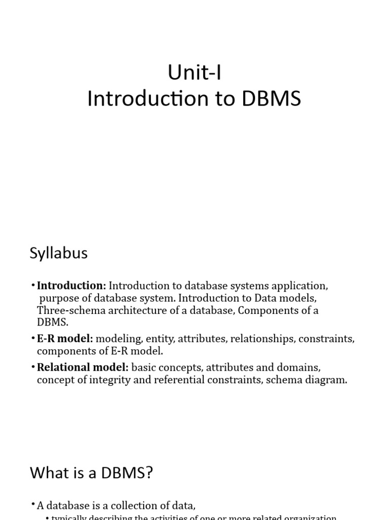 Unit 1 PART A | PDF | Databases | Relational Database Unit 1 PART A | PDF | Databases | Relational Database