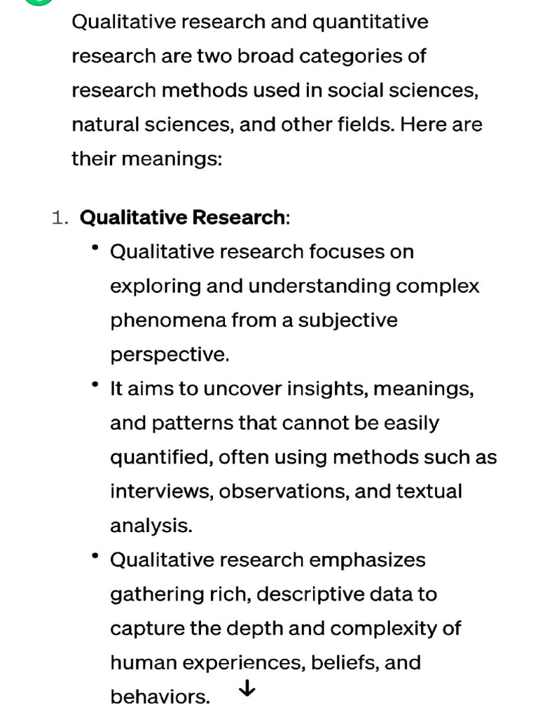 Qualitative and Quantitative Research | Download Free PDF | Statistics | Quantitative Research