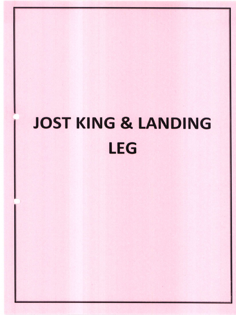 18 Jost King & Landing Leg | PDF