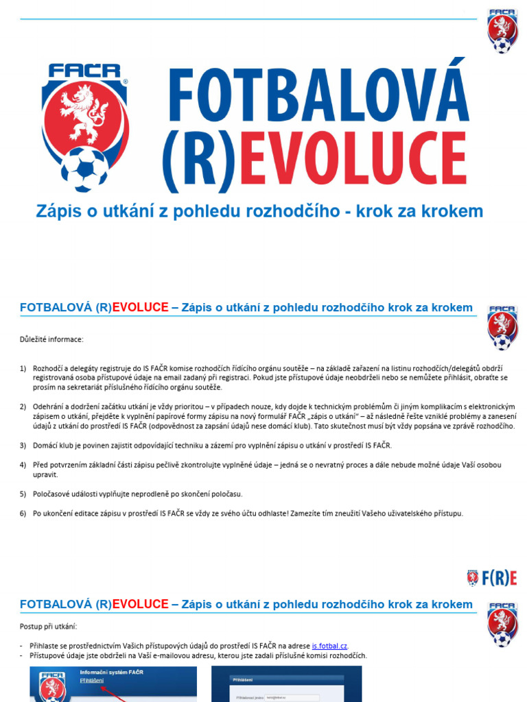 Navod Rozhodci Zapis | PDF