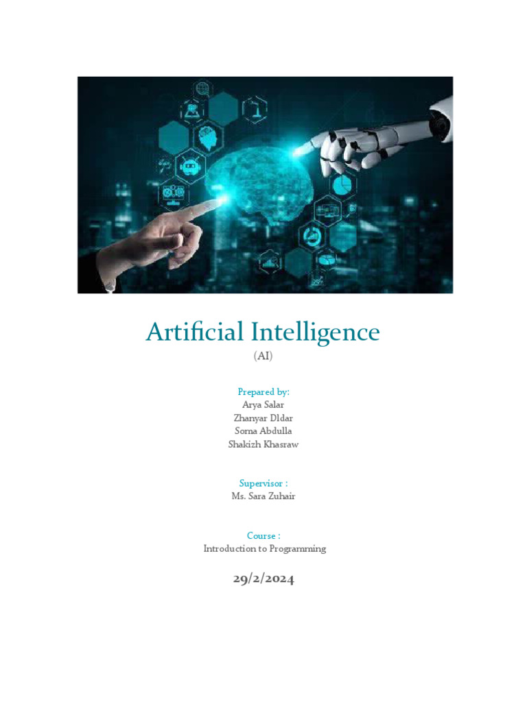 Artificial Intelligence Pdf Intelligence Ai And Semantics Artificial Intelligence 