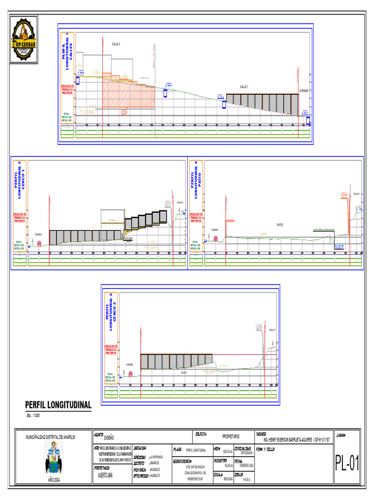 Plano Perfiles Alberto Jara Final 3 | PDF | Ingeniería estructural