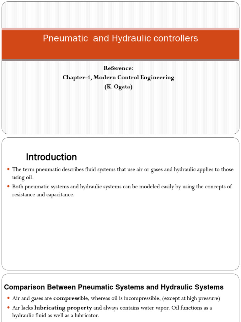 Pneumatic, Hydraulic, Electronic Controllers | Download Free PDF | Actuator | Valve