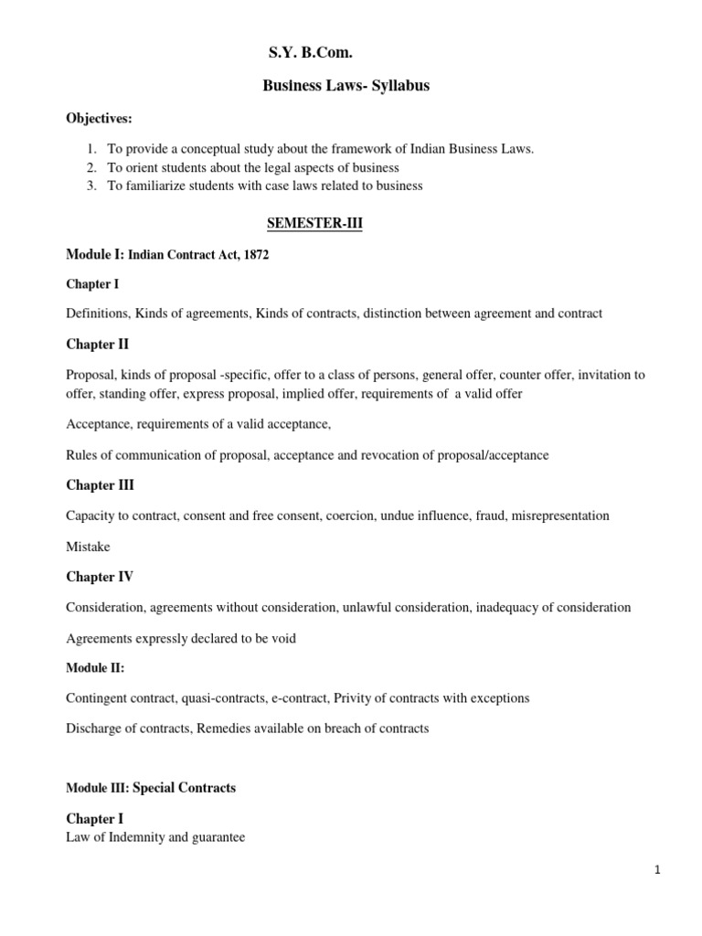 Contract Act Sybcom | PDF | Negotiable Instrument | Limited Liability ...