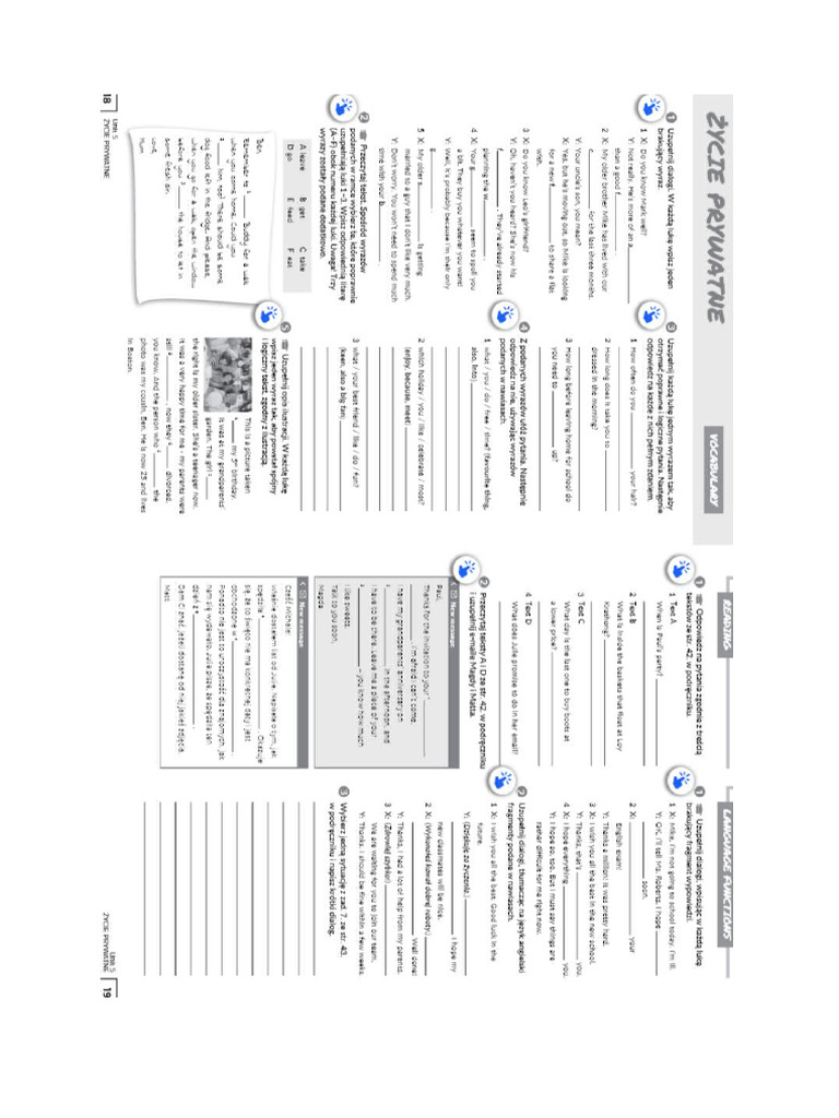 cwiczenia unit 5 | PDF