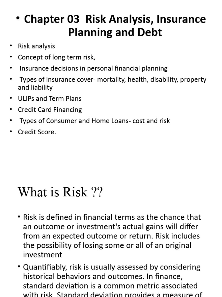 PFP Chapter 04 | PDF | Risk | Insurance
