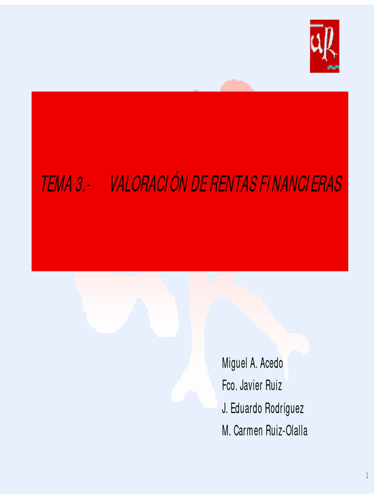 Tema 3 | PDF | Compartir (Finanzas) | Matemáticas