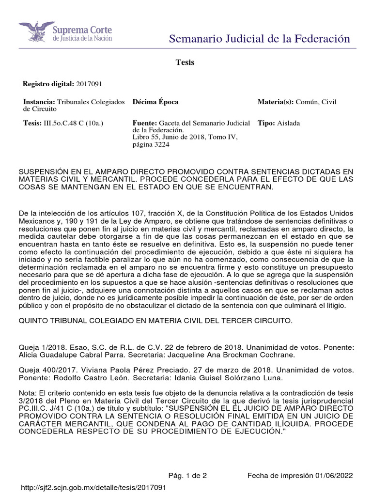 SFJF 5 | PDF | Sentencia (ley) | Ley Pública