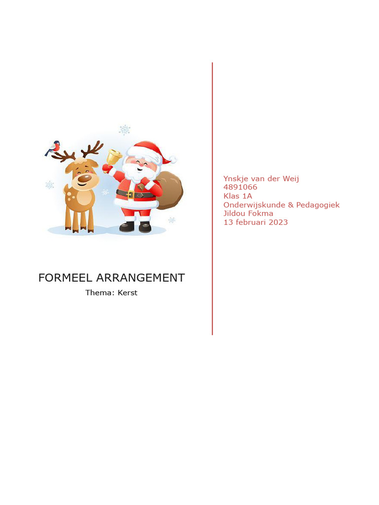 Formeel Arrangement | PDF